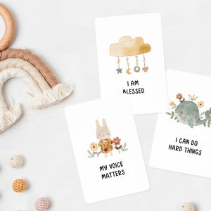 36 Affirmation Cards for Kids Printable, Positive Daily Affirmation ...