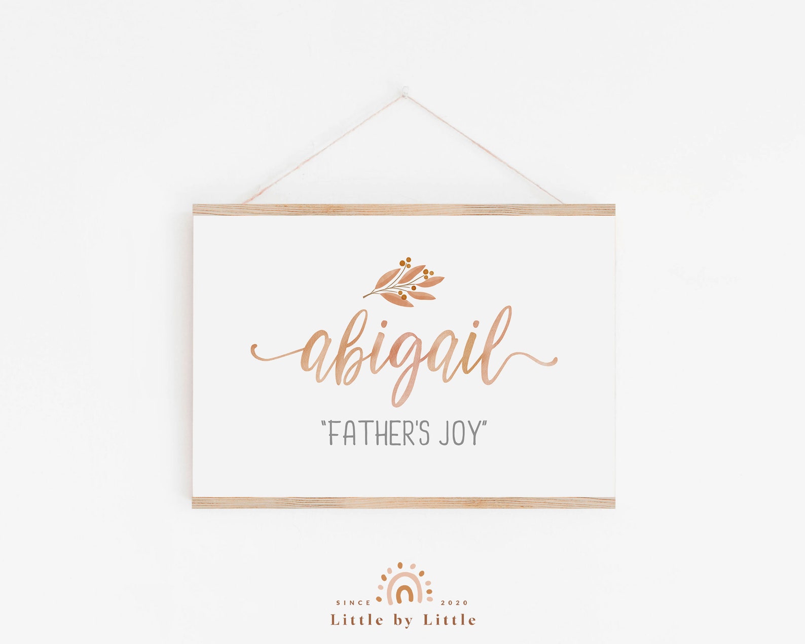 Abigail Name Meaning Print Abigail Name Art Baby Shower | Etsy