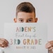 Custom Back to School Sign, First Day of School, Printable Photo Prop ...