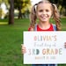Custom Back to School Sign, First Day of School, Printable Photo Prop ...