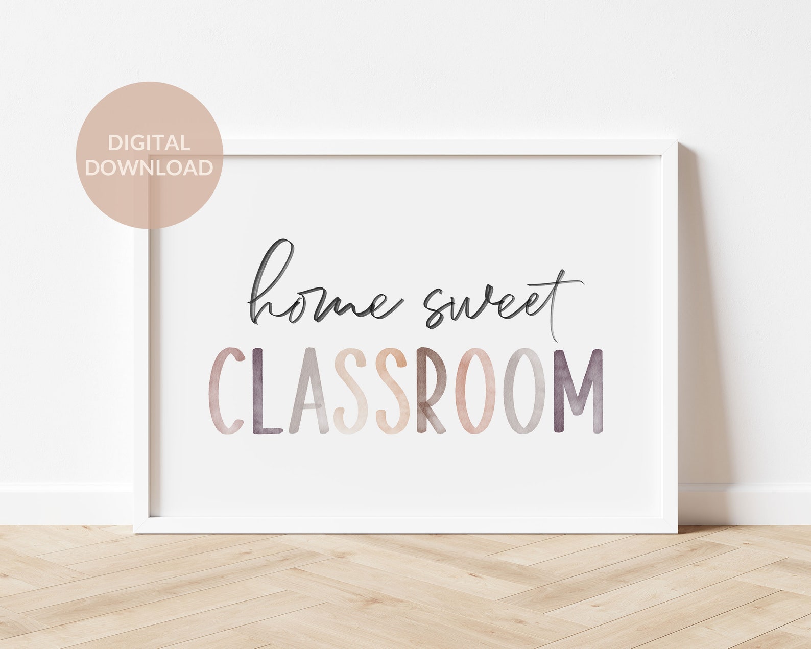 Home Sweet Classroom Sign Neutral Classroom Decor - Etsy
