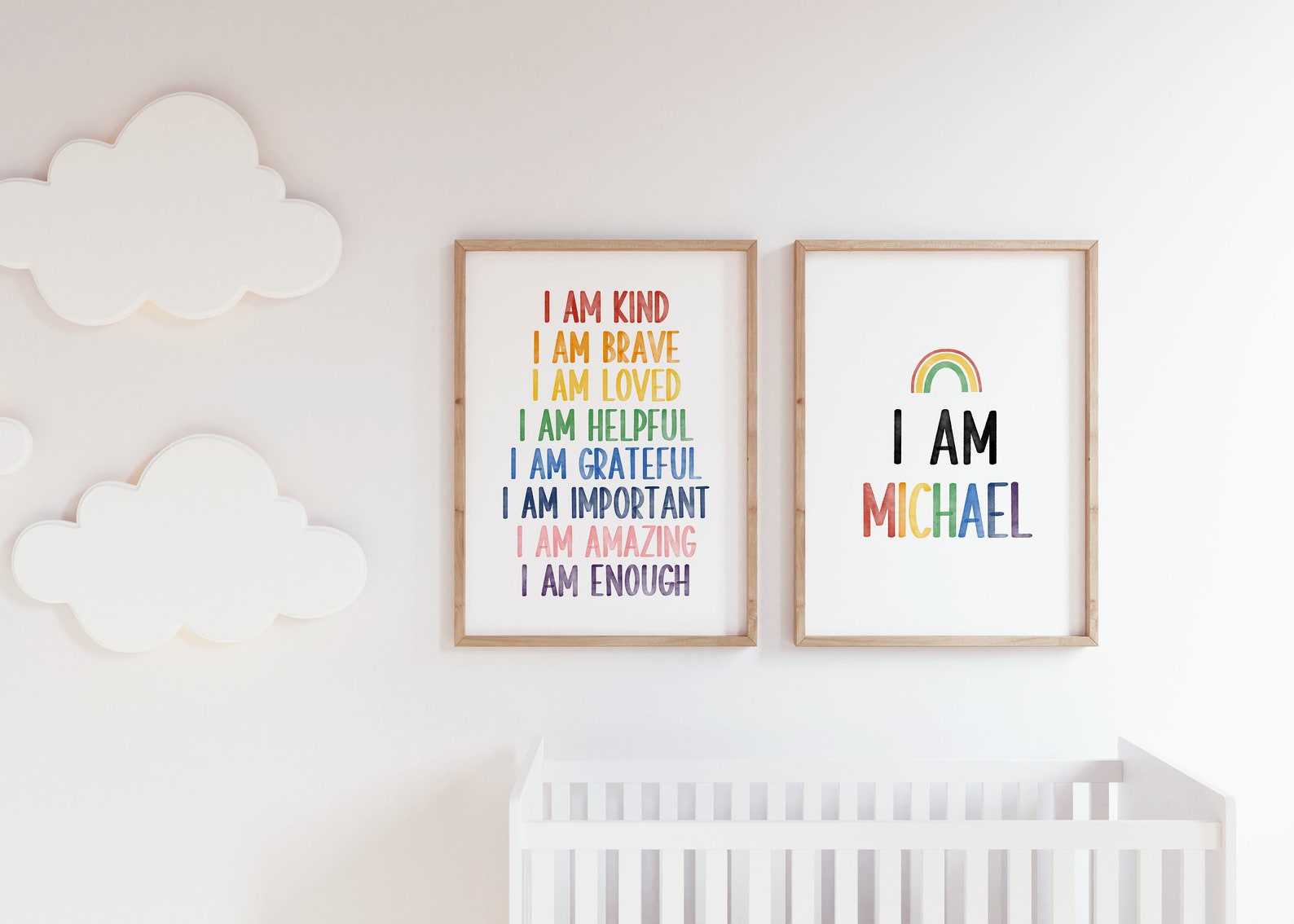 Custom Kids Affirmations Custom Name Print SET of 2 Prints - Etsy