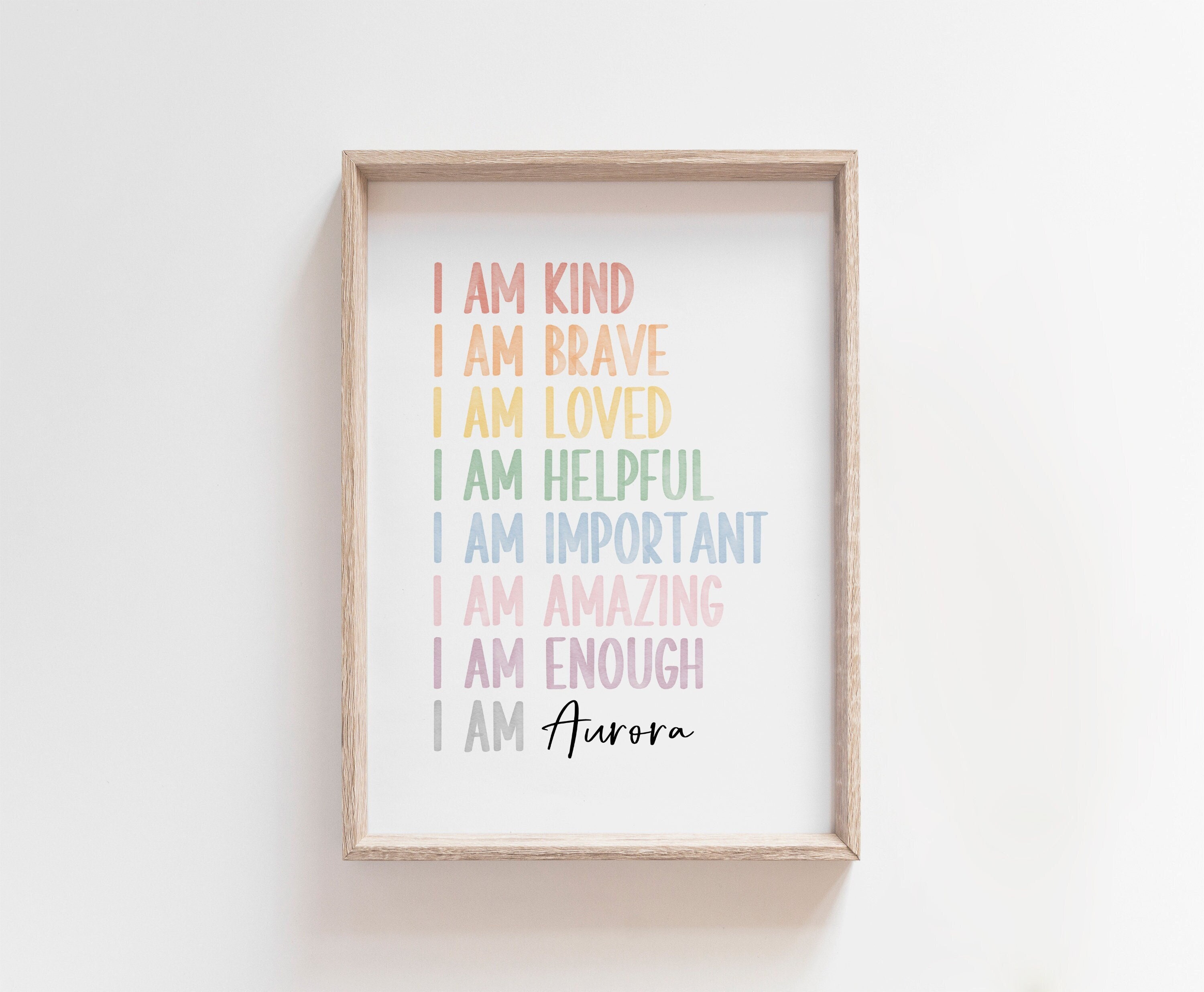 Custom Sweat Pants Custom Kids Affirmation Print, Custom Name, Positive ...