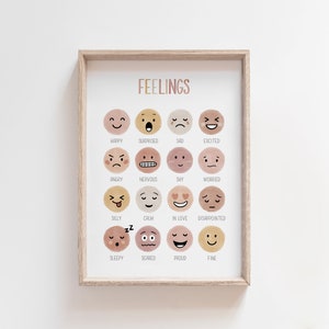 Boho Watercolor Calming Corner Signs, Set of 3, Calming Techniques ...