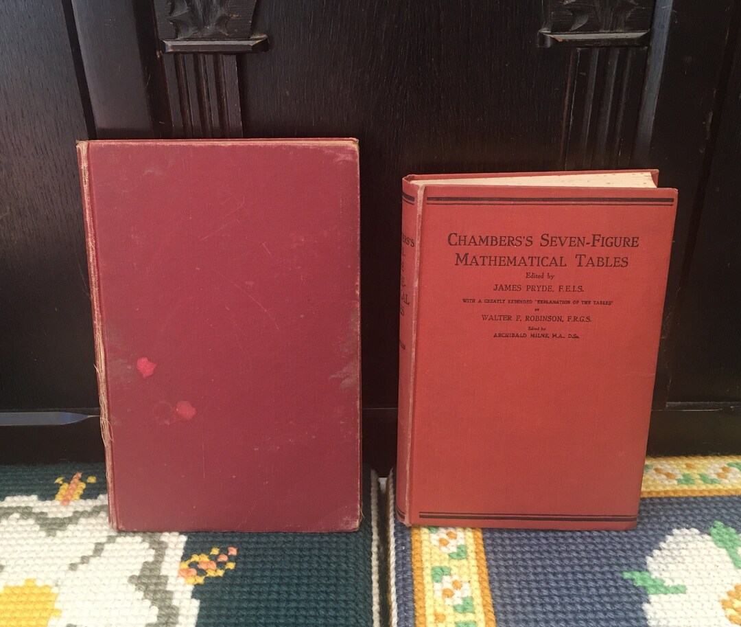 Five-figure Tables of Mathematical Functions John Borthwick - Etsy