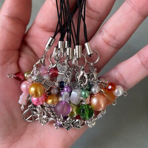 Trendy Small Beaded Phone Charms - Customizable :) - Etsy UK