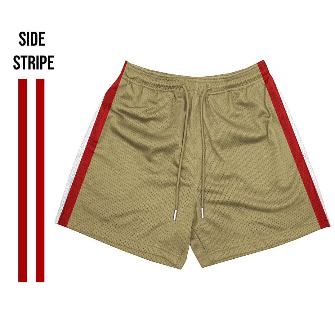 San Francisco Football Uniform Men's Mesh Shorts / Game Day Shorts - Etsy