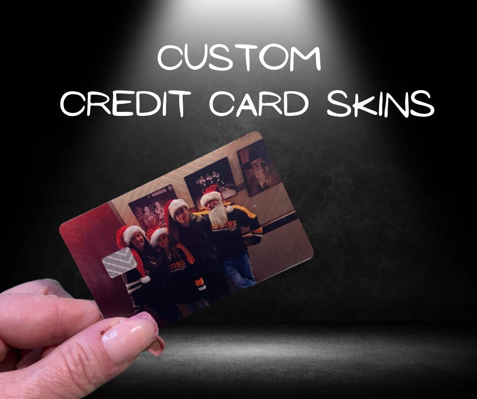 Custom Credit Card Skins - Etsy