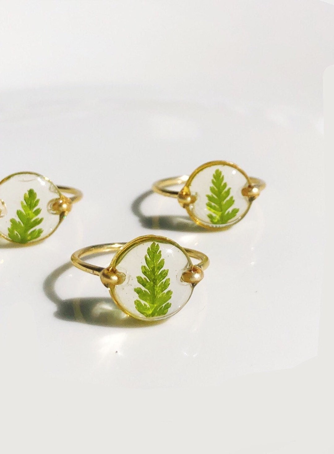 Real Fern Ring - Etsy