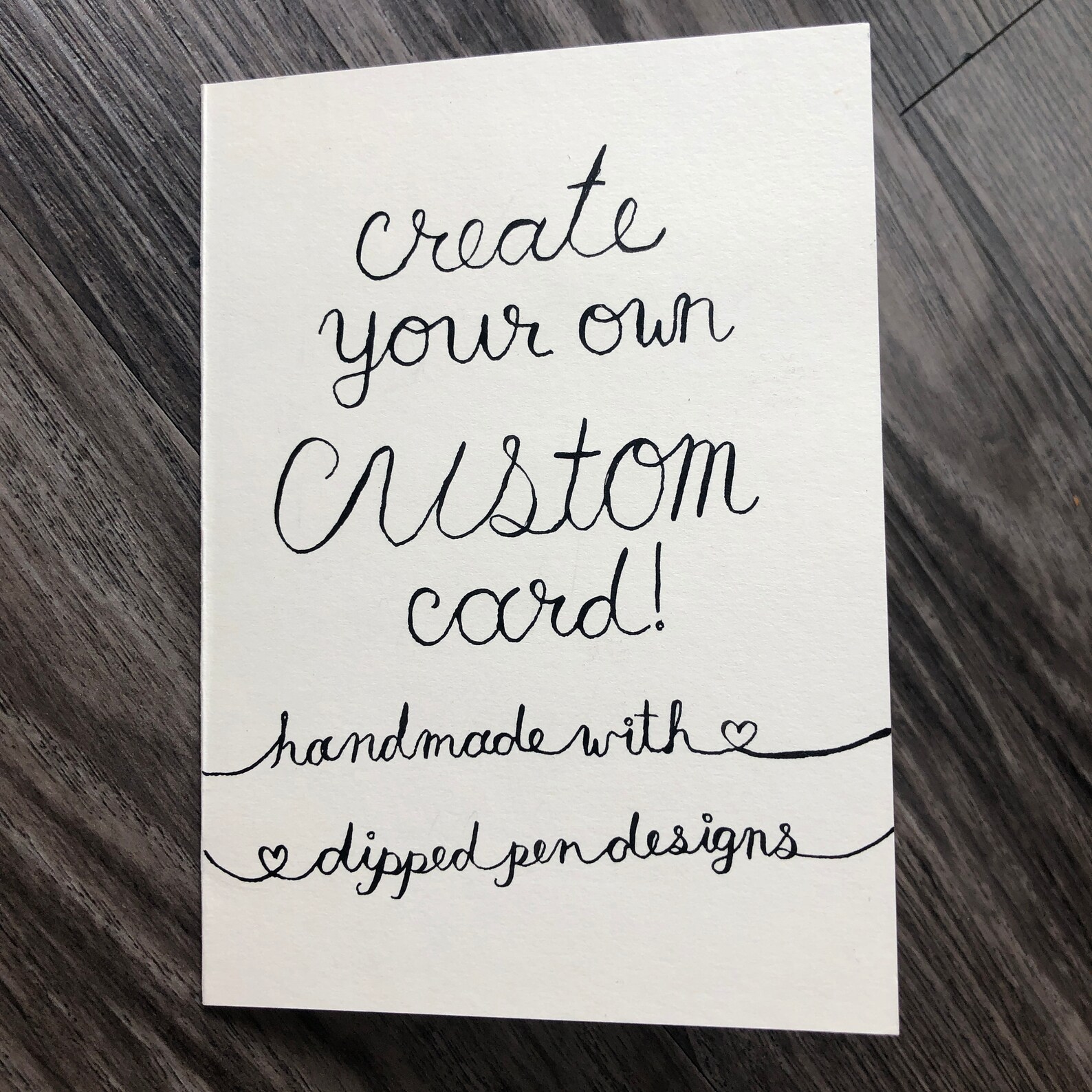 Personalized Card / Create Your Own Card / Custom Greetings - Etsy