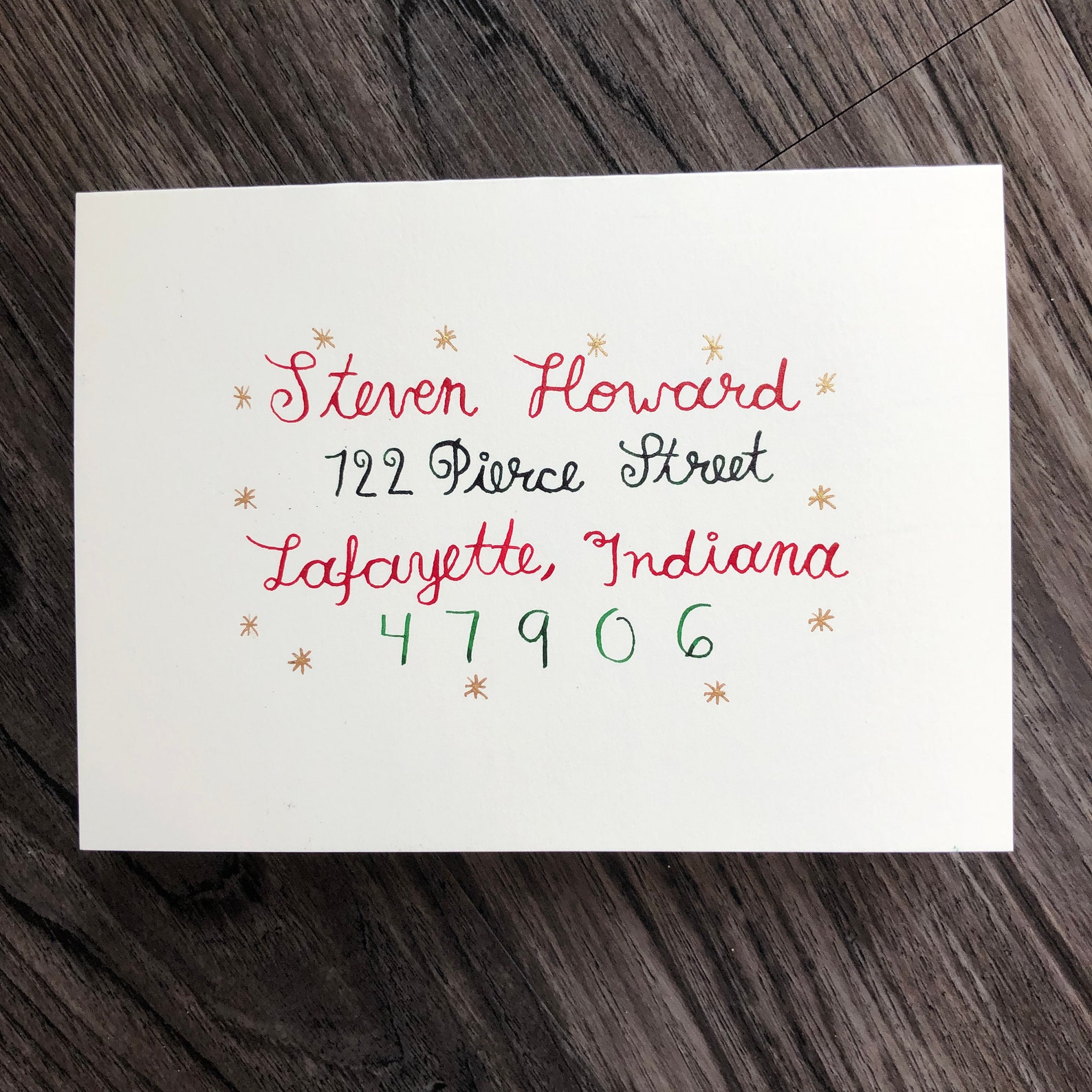 Holiday Envelope Calligraphy / Christmas Card Addressing / Custom ...