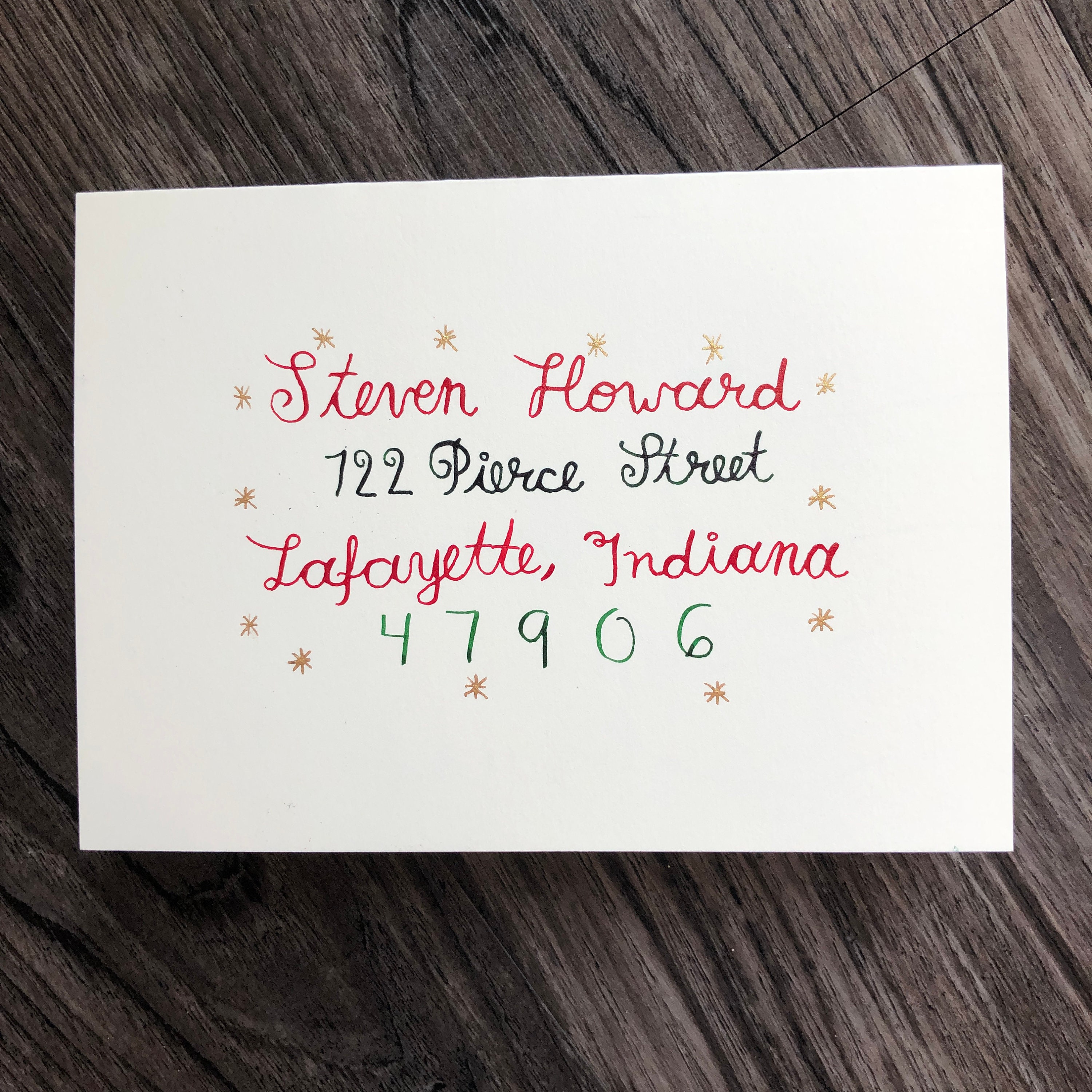 Holiday Envelope Calligraphy / Christmas Card Addressing / Custom ...