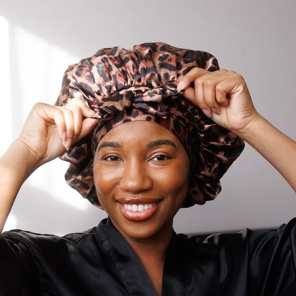 Leopard Satin - Etsy