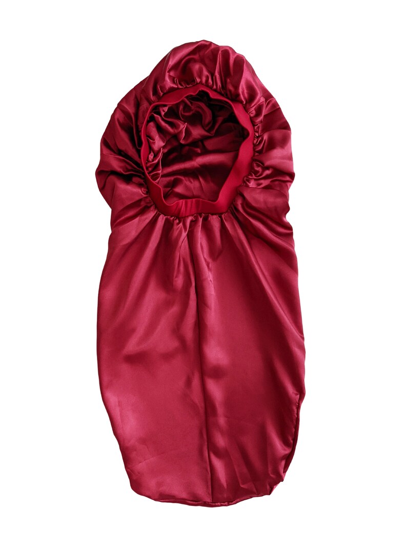 Double Layered Long Braid Twists Dreads Satin Bonnet - Etsy