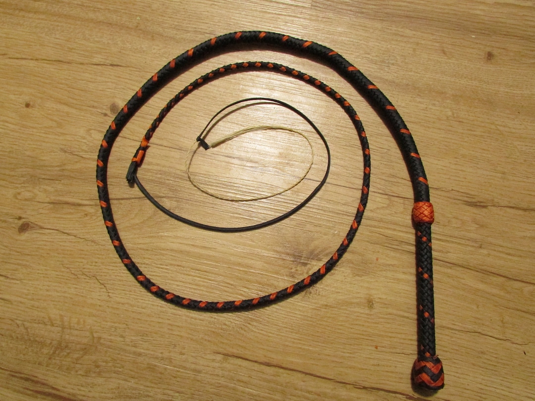 4 Foot Whipmaker's Cord Paracord Bullwhip - Etsy