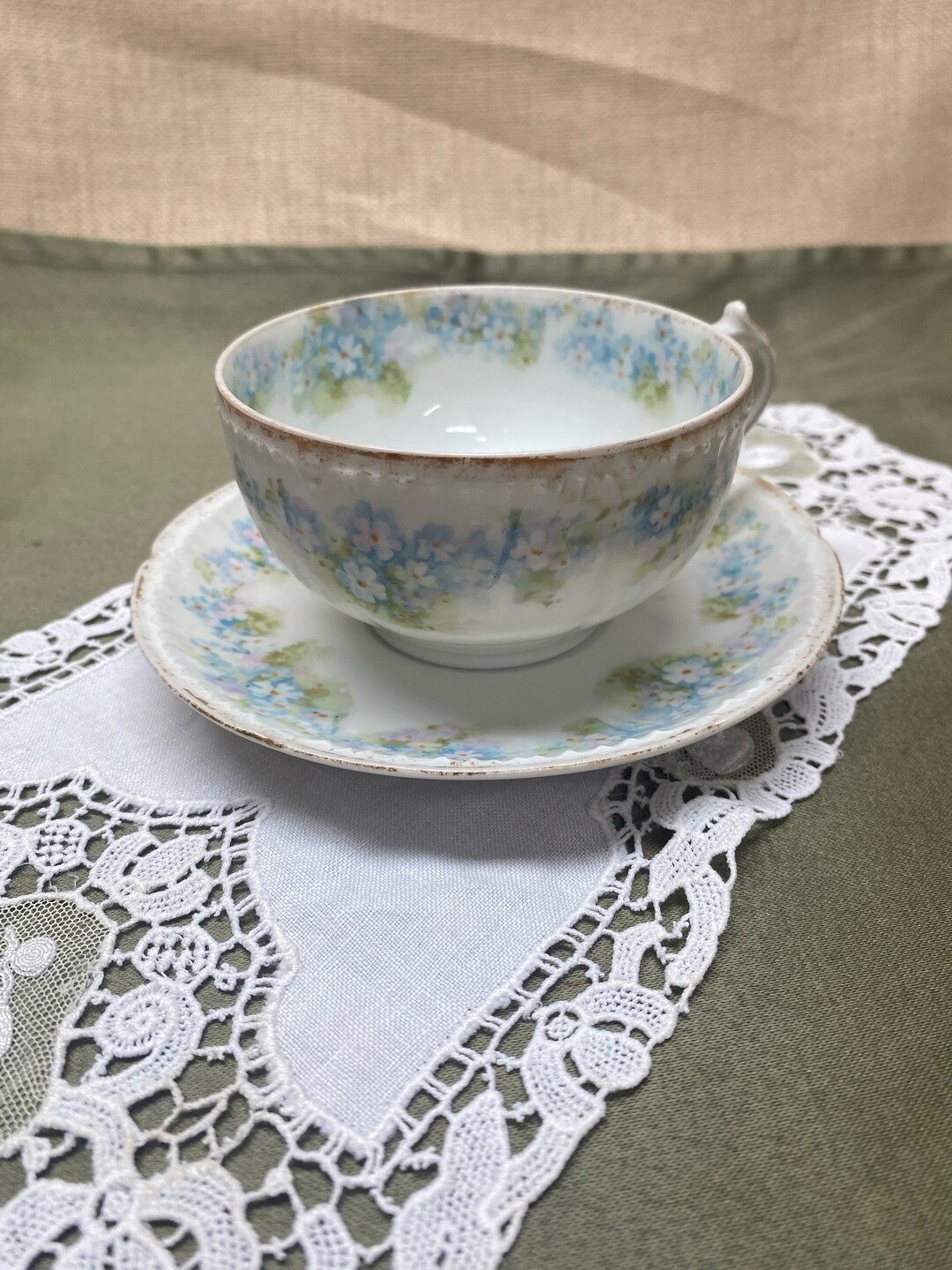 Rare GOA France Tea Cup and Saucer Set|victorian Tea Cup and Saucer Set ...