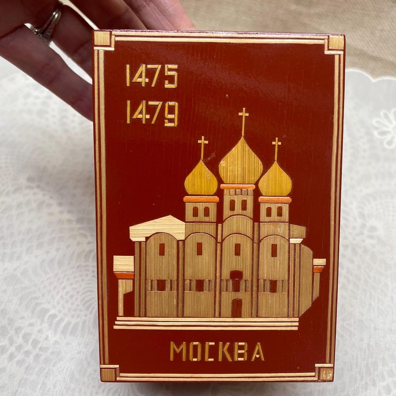 Carved Russian Box - Etsy