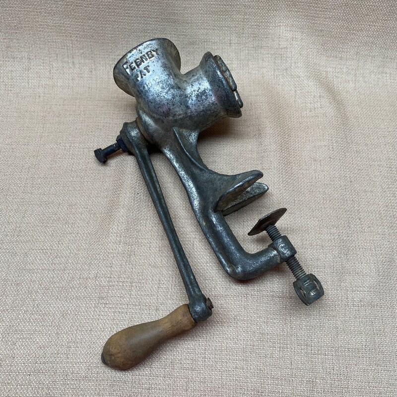 Antique Meat Grinder - Etsy