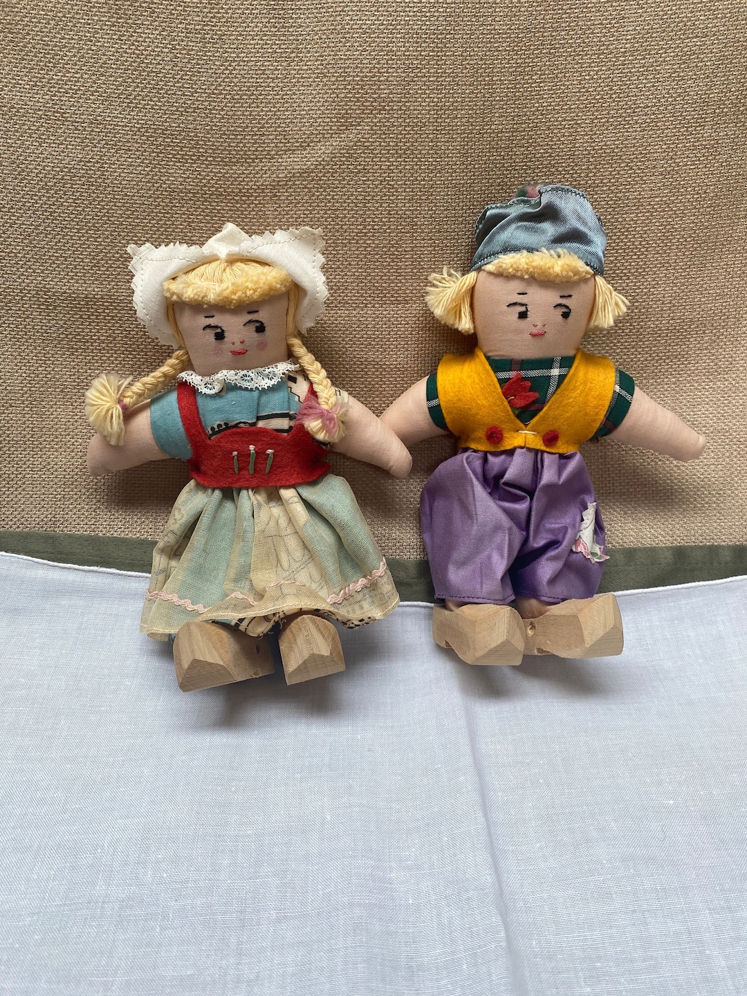 Antique Dutch Dolls in Scandinavian Fashion Childs Clothing Handmade ...