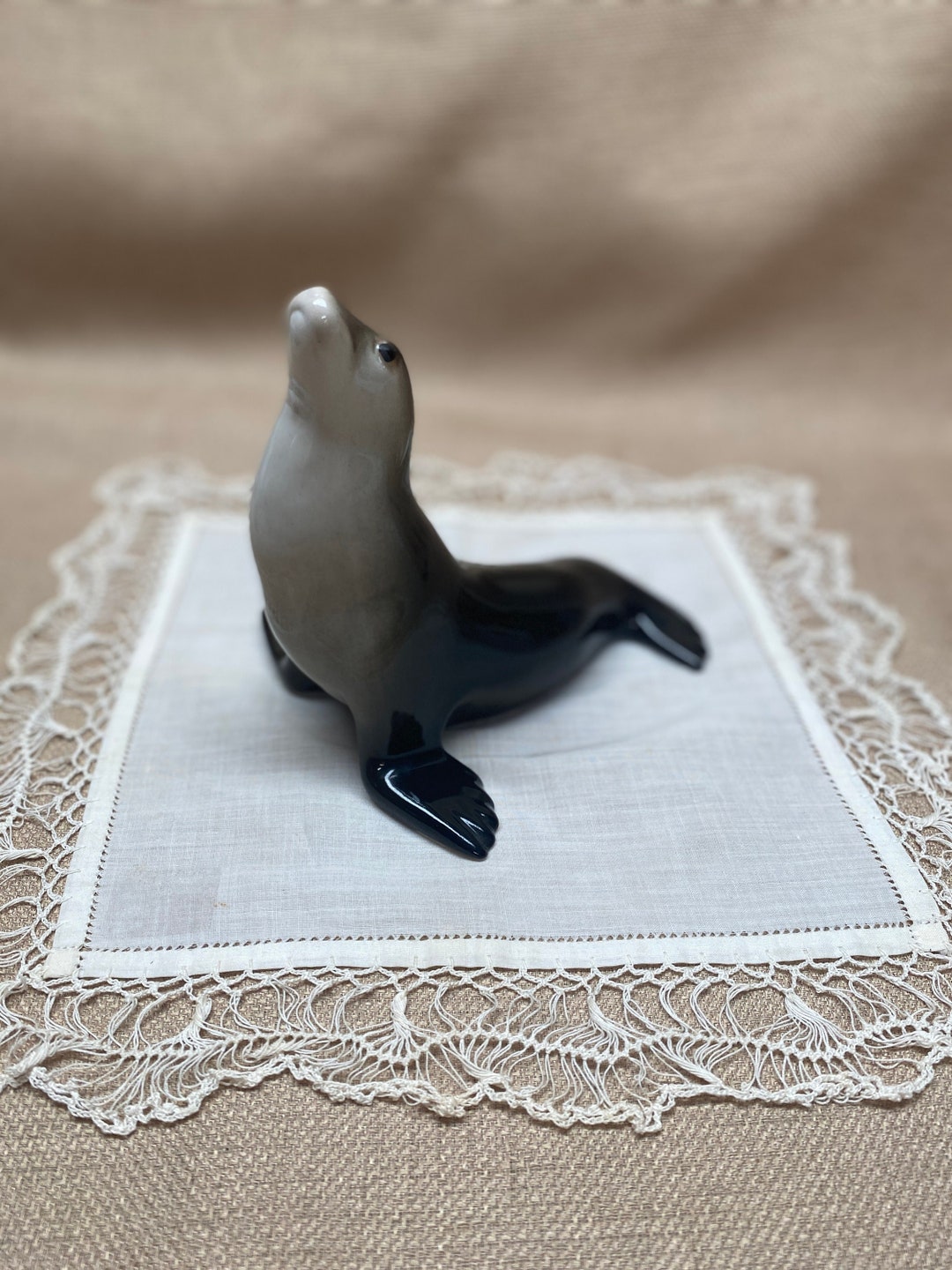 Russian Seal Figurine Vintage Collectible Seal From the Sea Hand ...