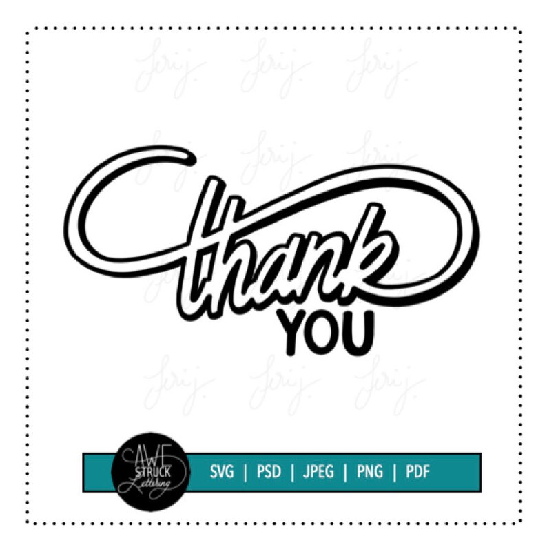Thank You SVG Cut File, Lyrics Svg, Hymn Svg, Handlettered Svg ...