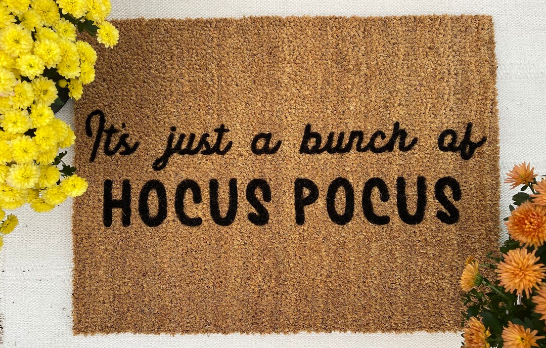 Hocus Pocus Coir Doormat – Halloween Decor - Etsy