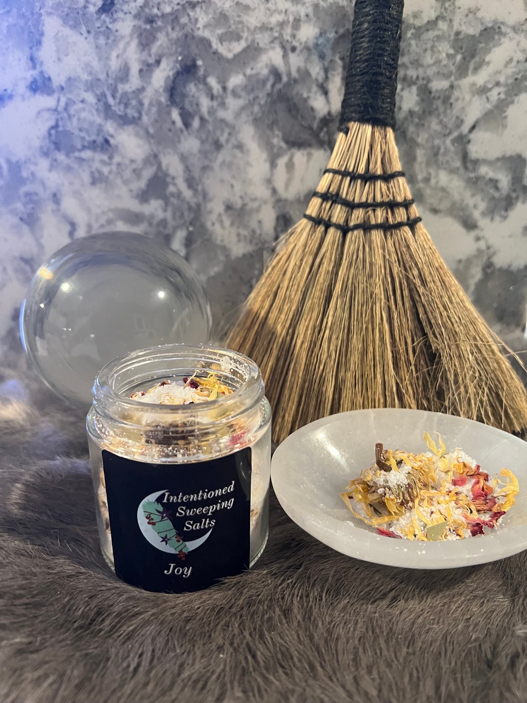 Herbal Sweeping Salts: Cleansing Ritual, Witchy Home Warding - Etsy