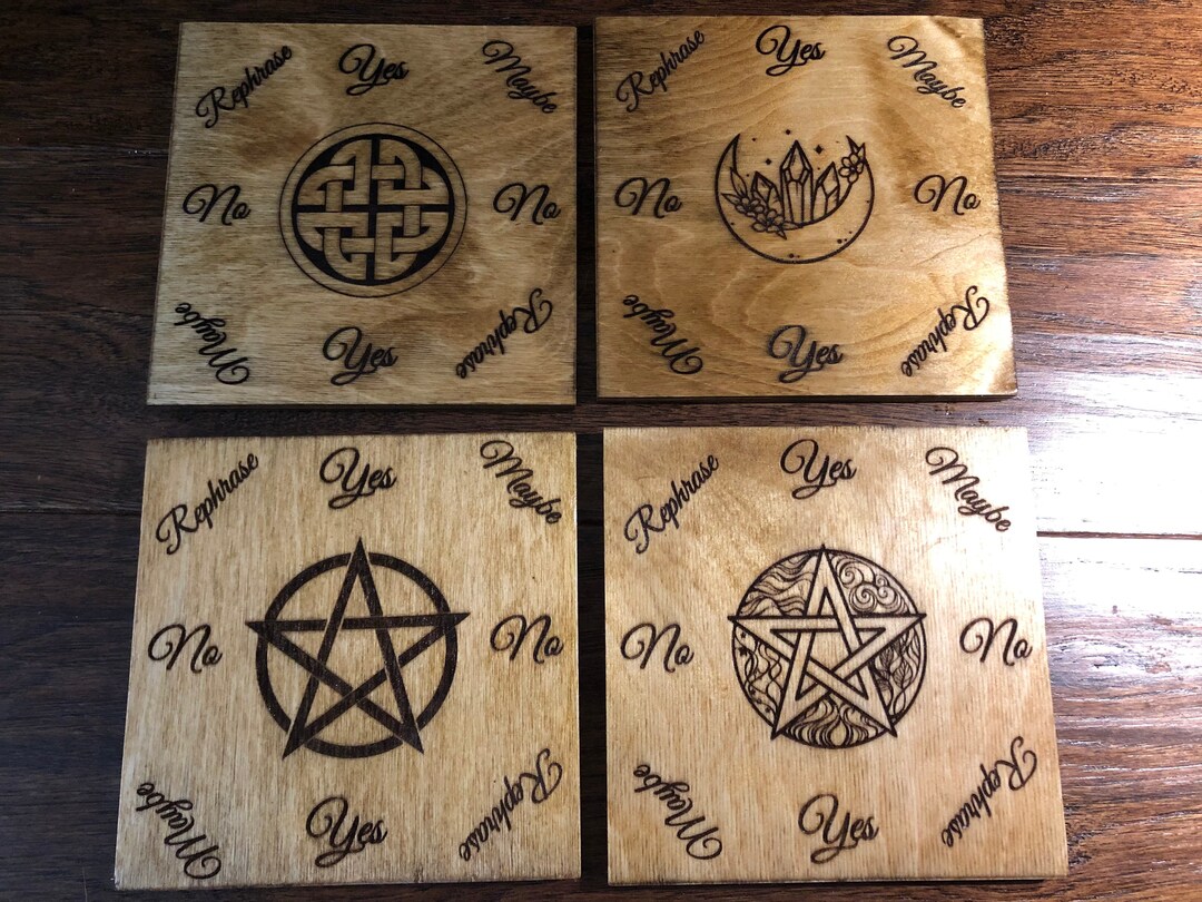 Wood Pendulum Board - Scrying Board - Scry - Pendulum - Wood - Witchy ...