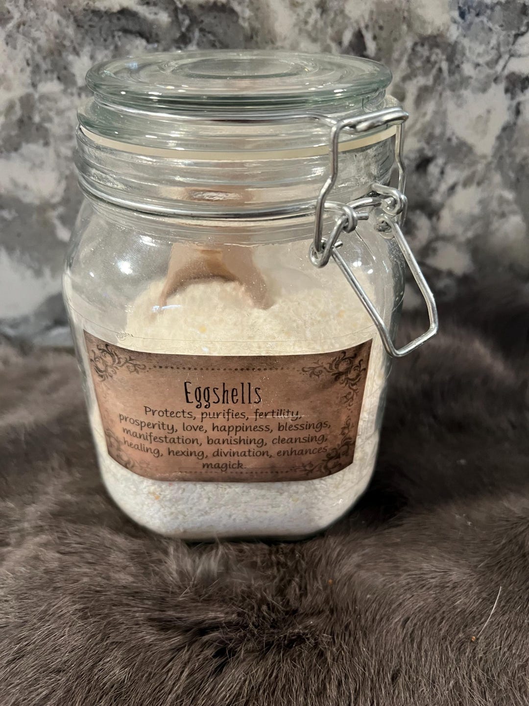 Powdered Eggshell - Cascarilla - Apothecary - Herb - Spell Ingredients ...