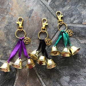Mini Witch Bell Keychain - Witch Bell - Keychain - Protection ...