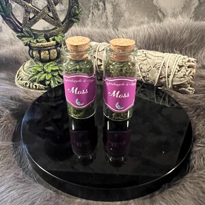 Dried Moss in Corked Bottle: Green Witch Healing Magic - Etsy