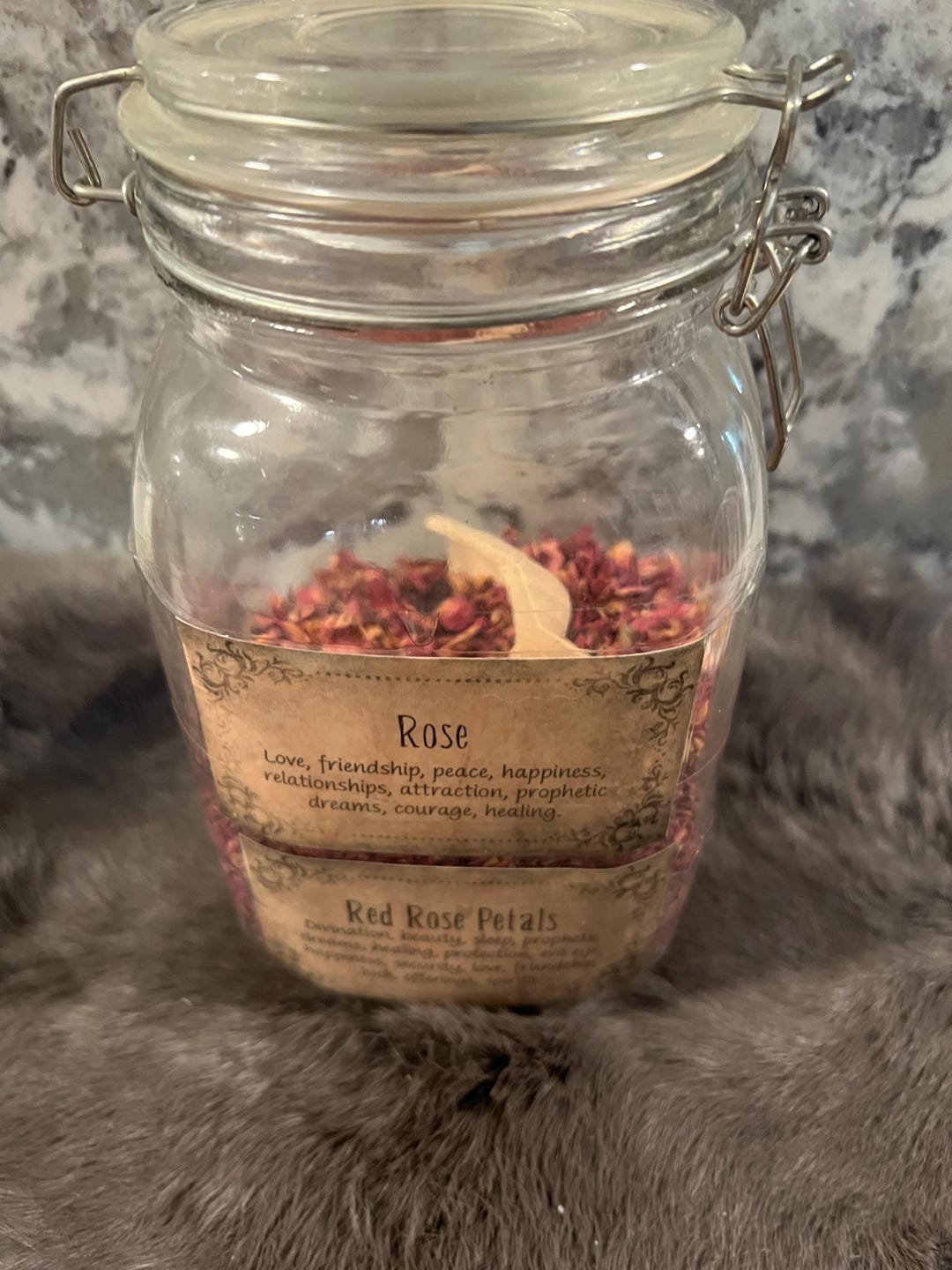 Rose Petals - Red Rose Petal - Rose - Apothecary - Herb - Spell ...