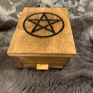 Altar Box - Pentacle Altar Box - Stocked Altar Box - Box for Altar ...