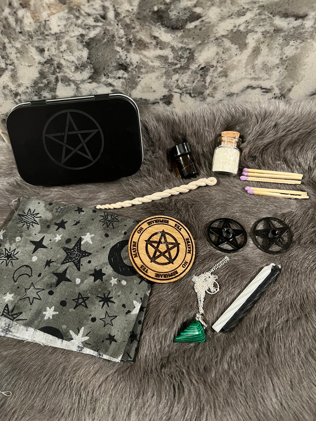 Travel Altar - Mini Altar - Portable Witch’s Altar - Witch’s Altar ...