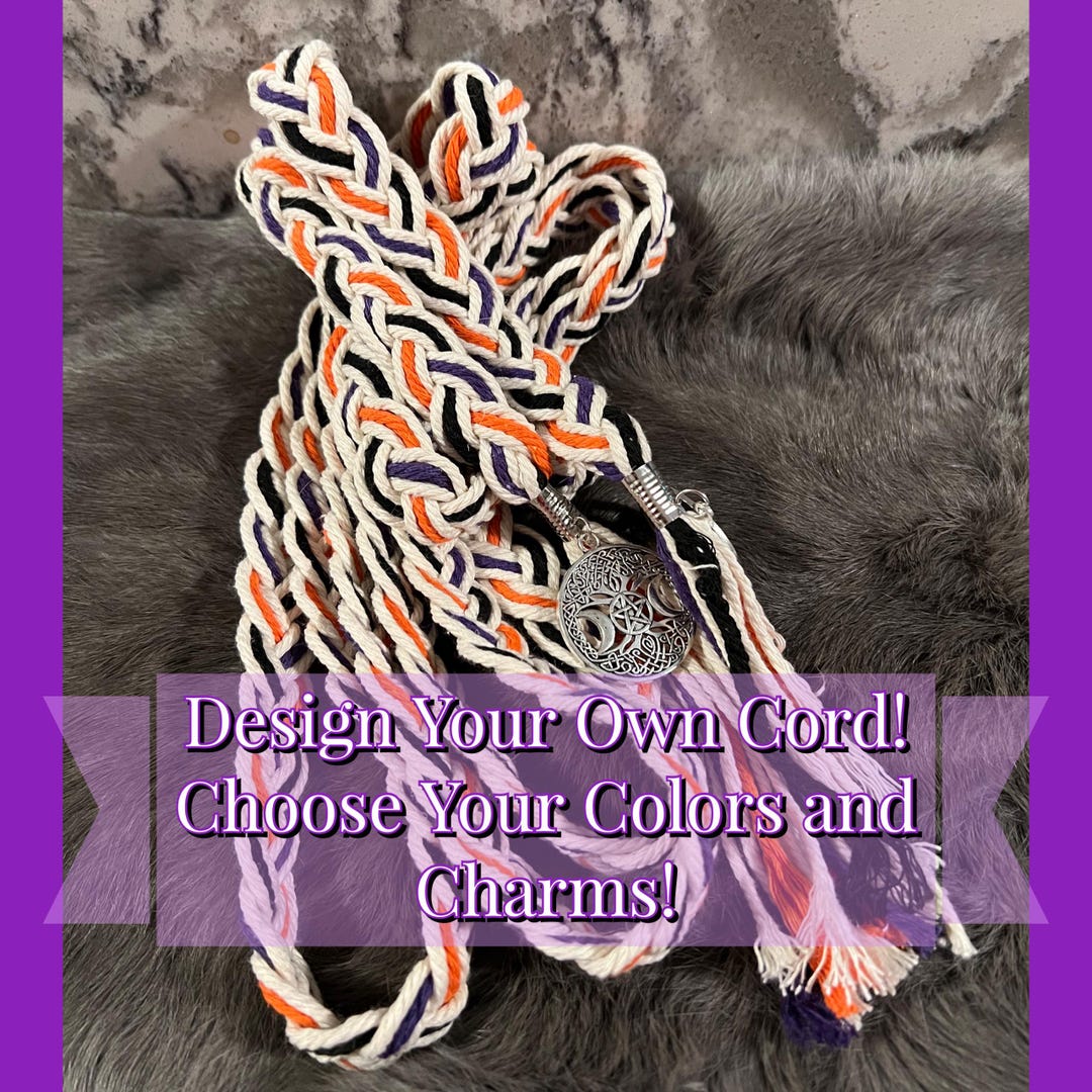 Bespoke Handfasting Cord - Triple Braided Cord - Handfasting - Celtic ...