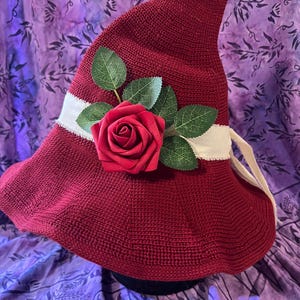 Witch Hat - Witch’s Hat - Practical Magic Hat - Practical Magic - Red ...