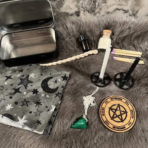 Travel Altar - Mini Altar - Portable Witch’s Altar - Witch’s Altar ...