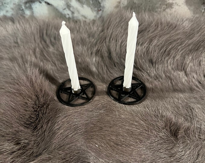 Birthday Candle Holder Chime Candle Pentacle Candle Holder - Etsy