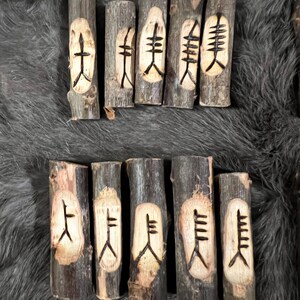 Celtic Ogham - Ogham Set - Full Ogham Set - Celtic Witch - Druid ...
