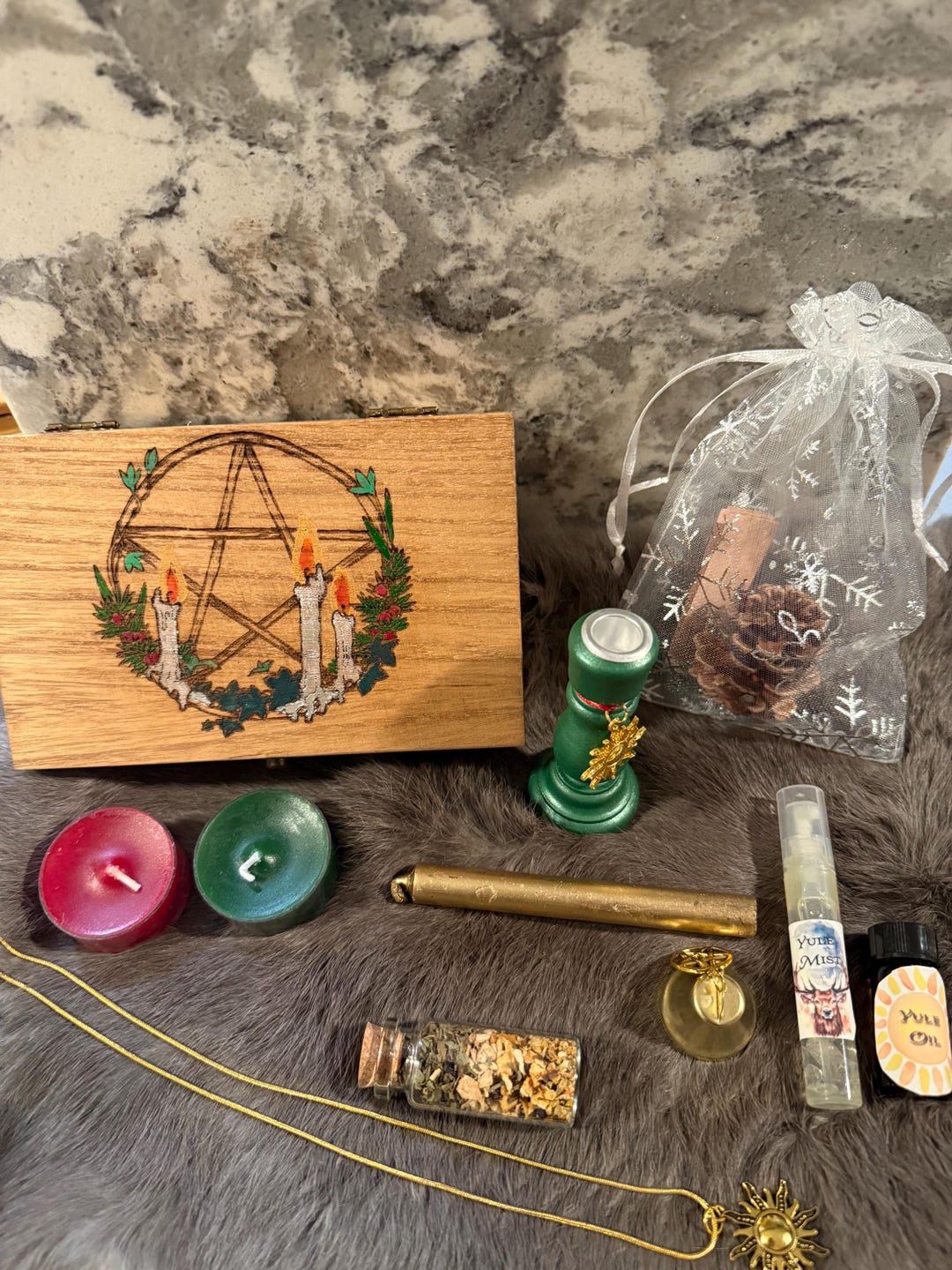 Yule Altar Box: Fully Loaded for Your Yule Rituals! - Etsy
