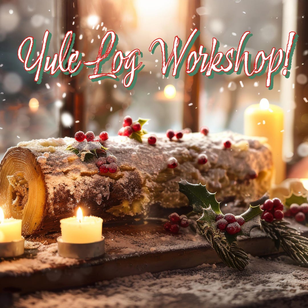 Craft Your Own Yule Log Workshop Yule Log Class Workshop Yule Log ...