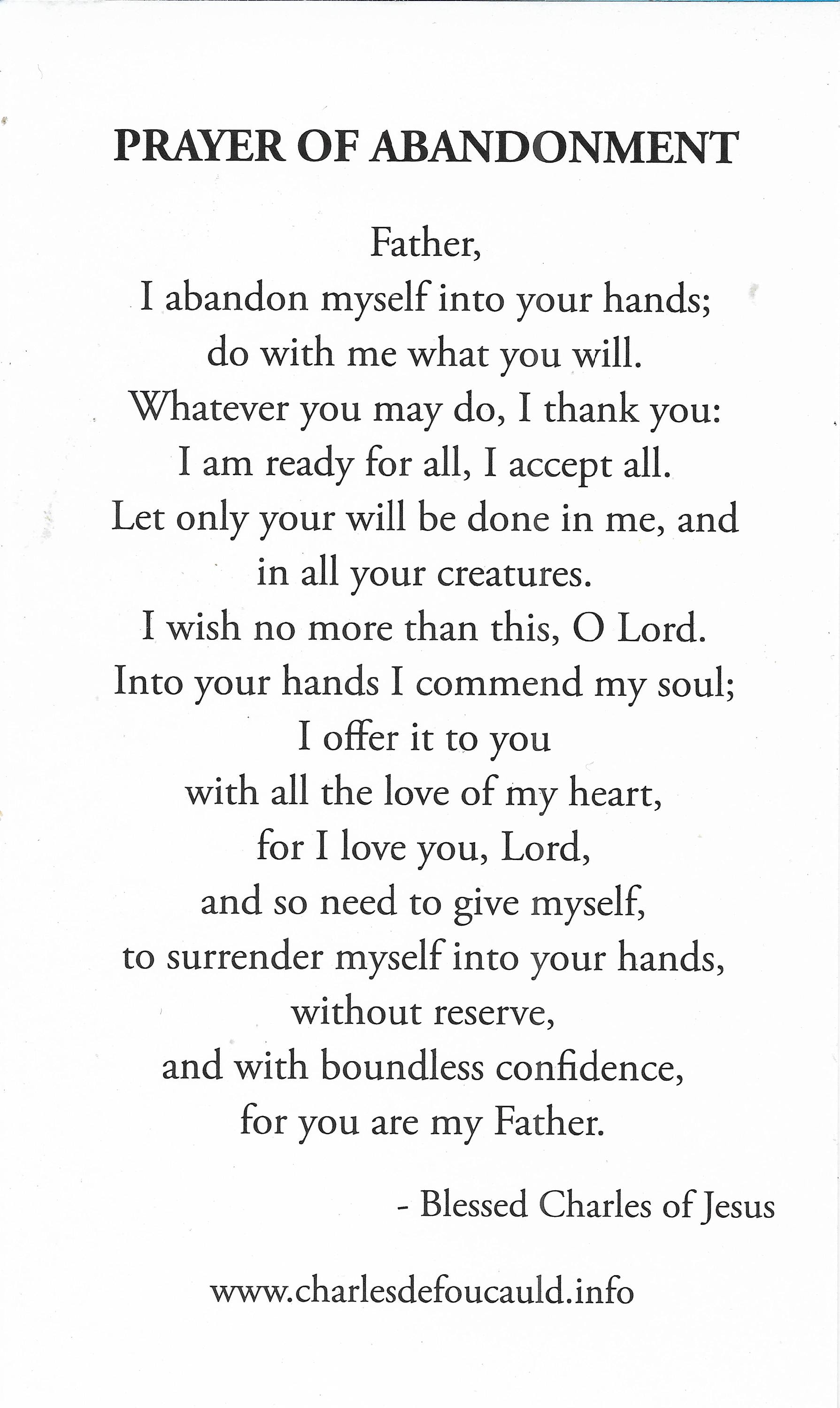 Coptic Icon Holy Card. Prayer of Abandonment - Etsy