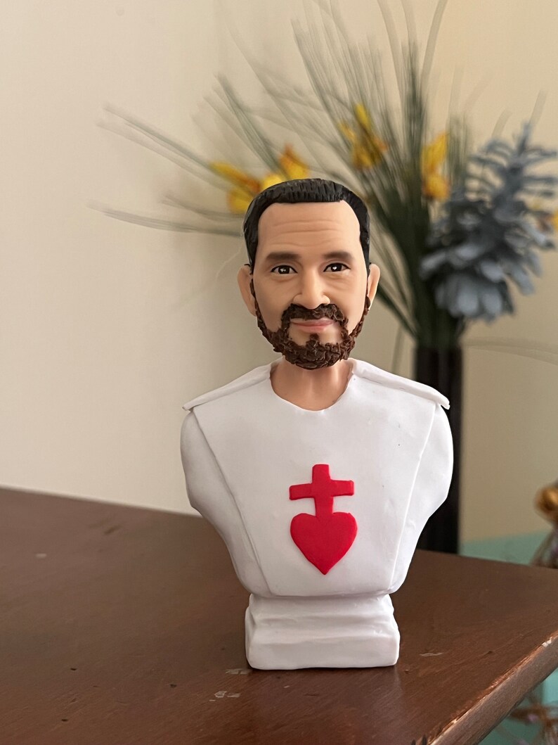 Bust, Charles De Foucauld. Polymer Clay, 4.5" - Etsy