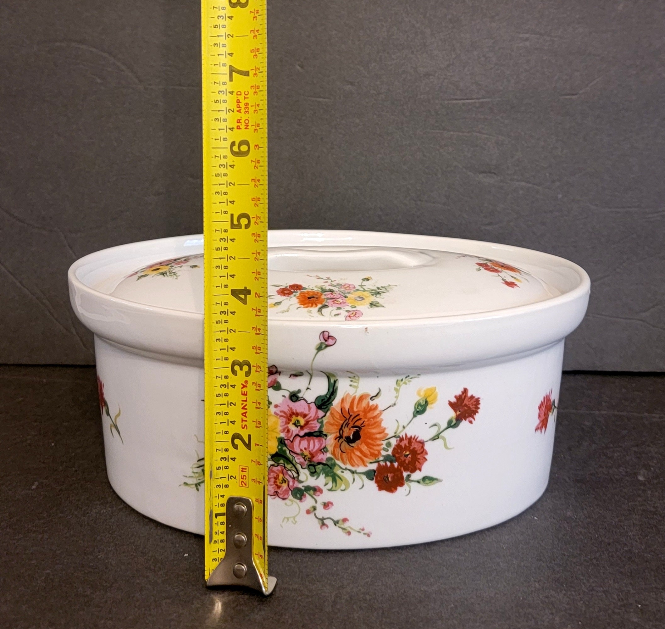 Vintage Apilco Covered Porcelain Casserole - Etsy