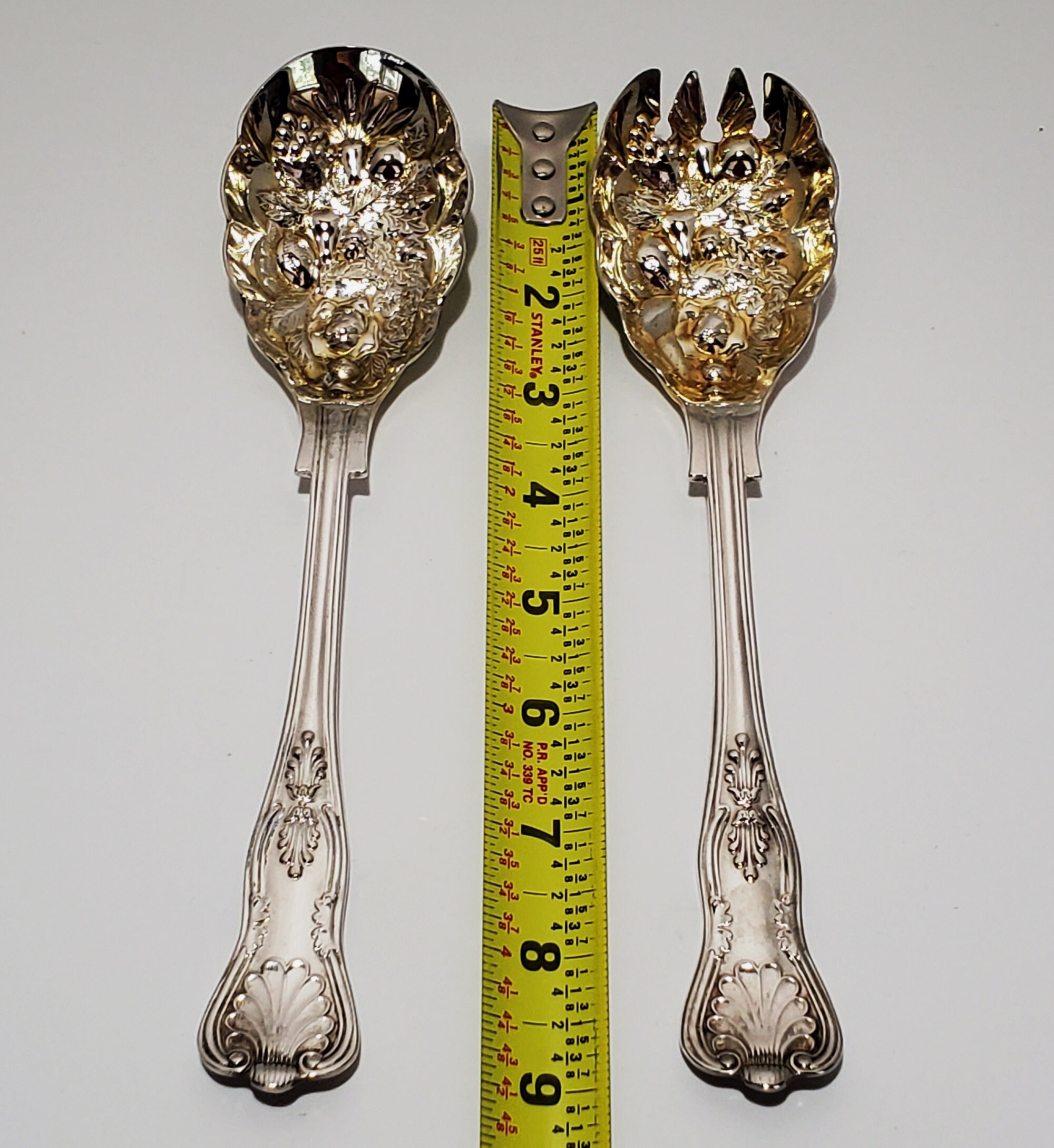 William Adams kings Pattern / England / Silver Plated Salad or Fruit ...