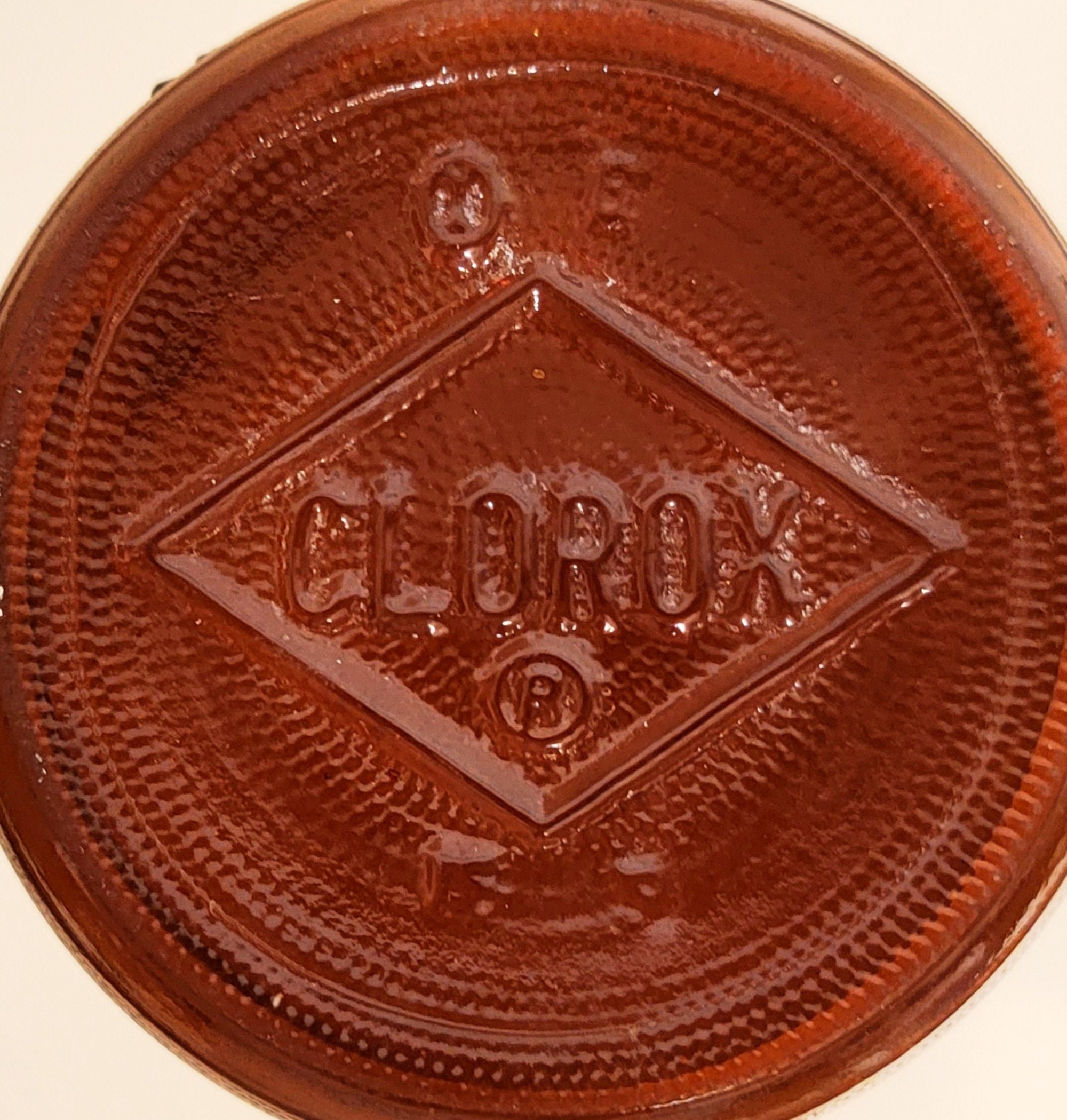 One Quart Brown Clorox Bleach Bottle - Etsy