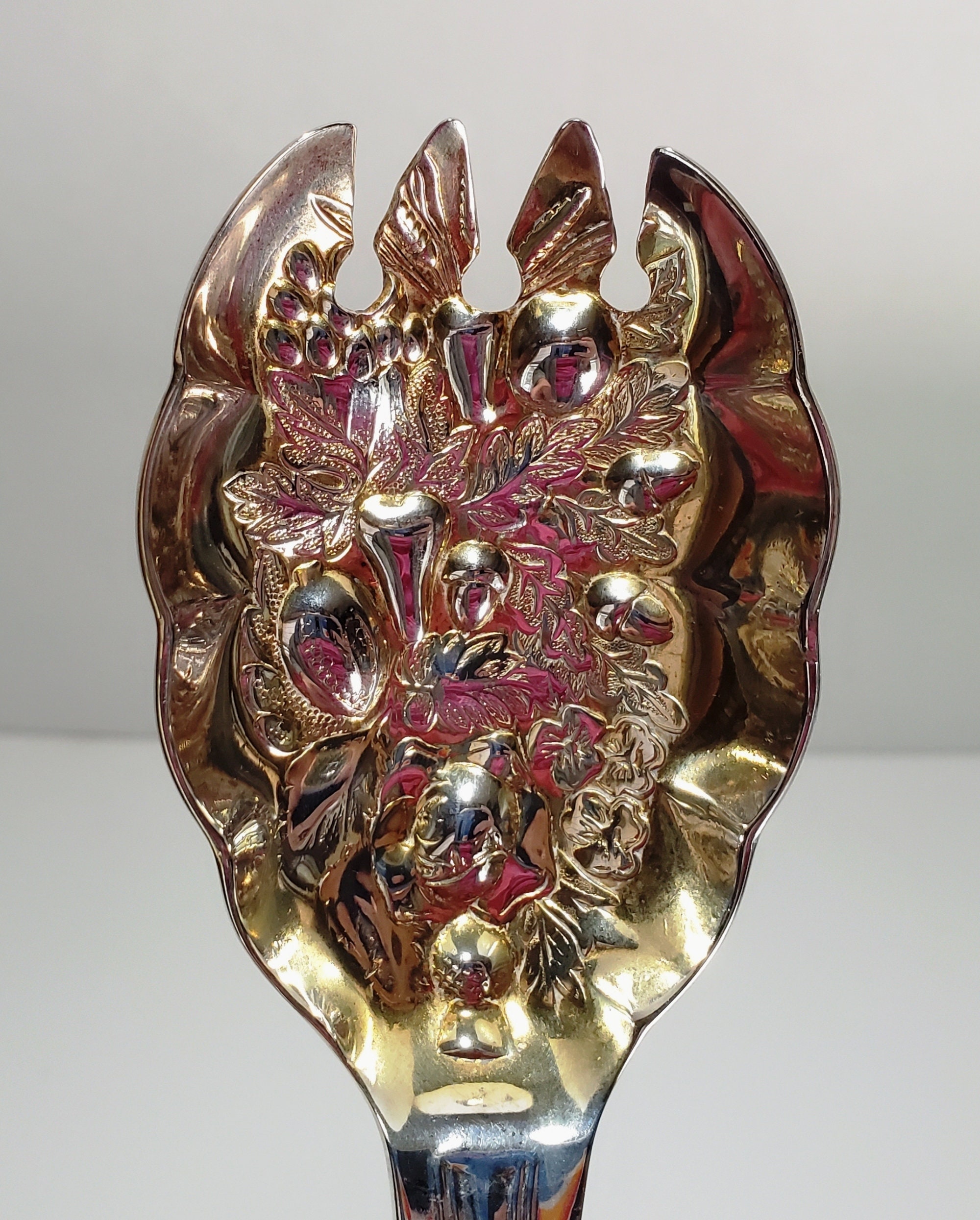 William Adams "kings Pattern" / England / Silver Plated Salad or Fruit ...