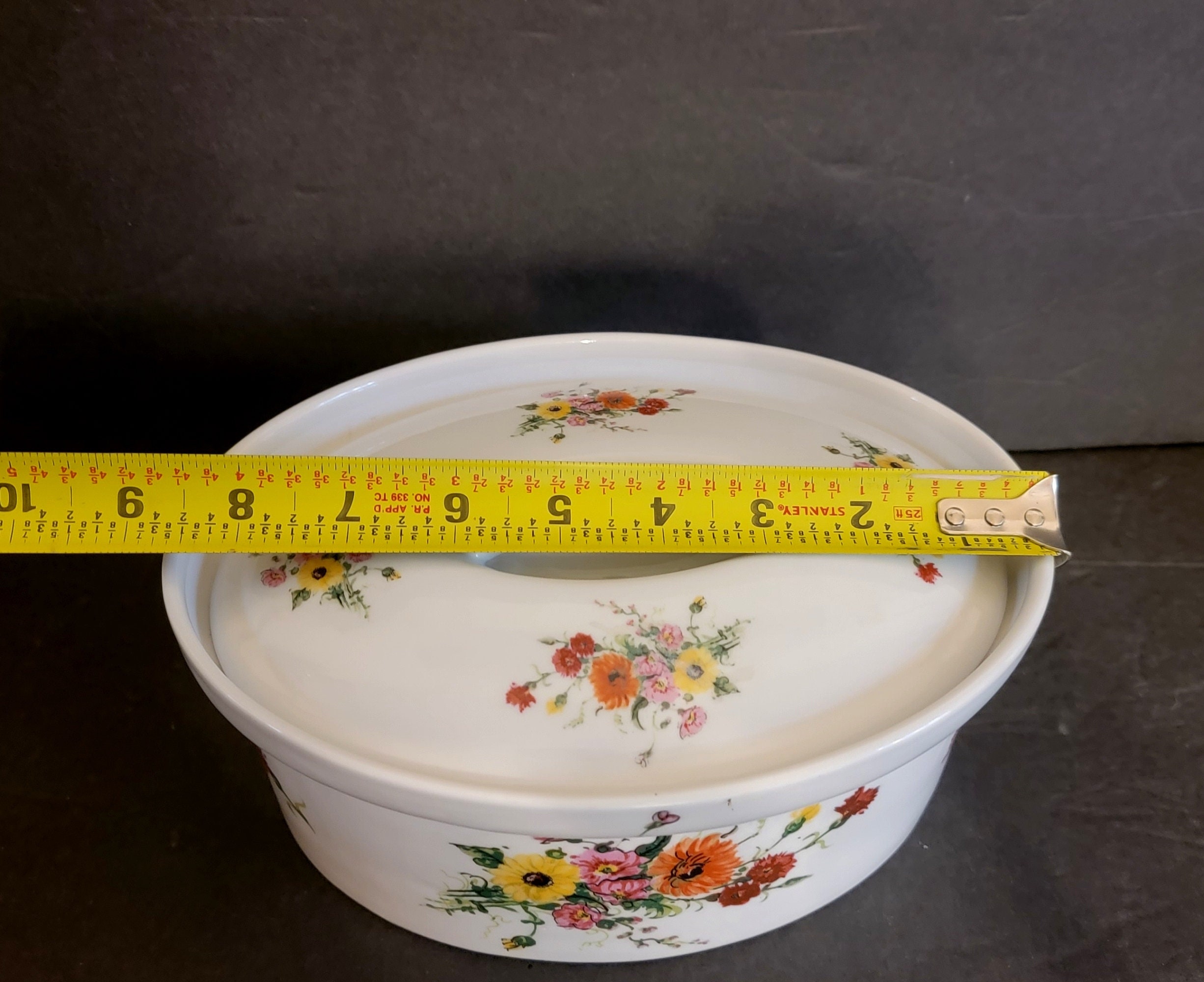 Vintage Apilco Covered Porcelain Casserole - Etsy