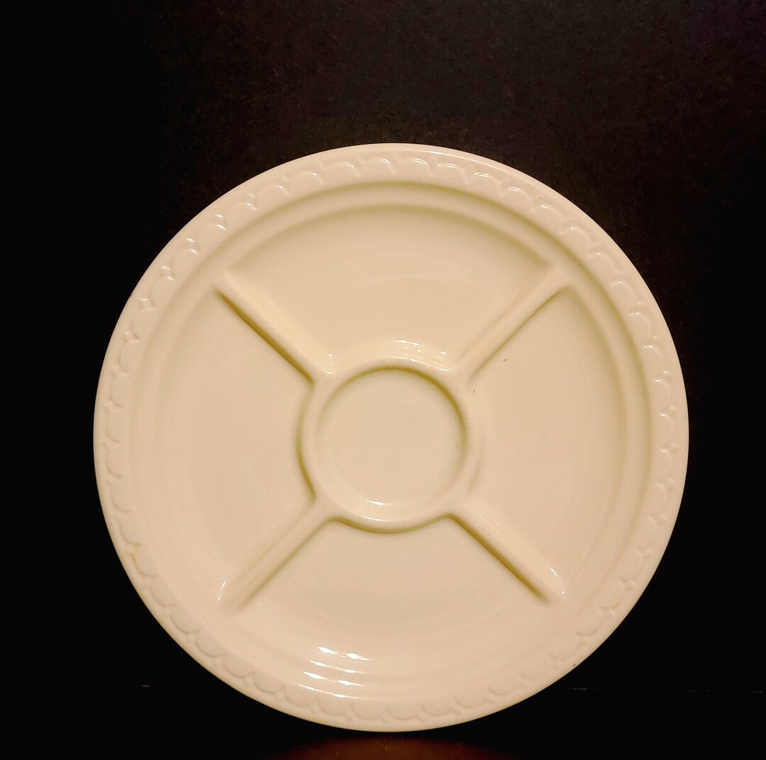 9-1/2" Syracuse China Econo-rim Embossed Border Adobe Restaurant Ware ...