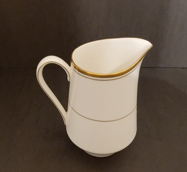 Mikasa "wheaton" Bone China Sugar Bowl With Lid and Creamer & One Salt ...
